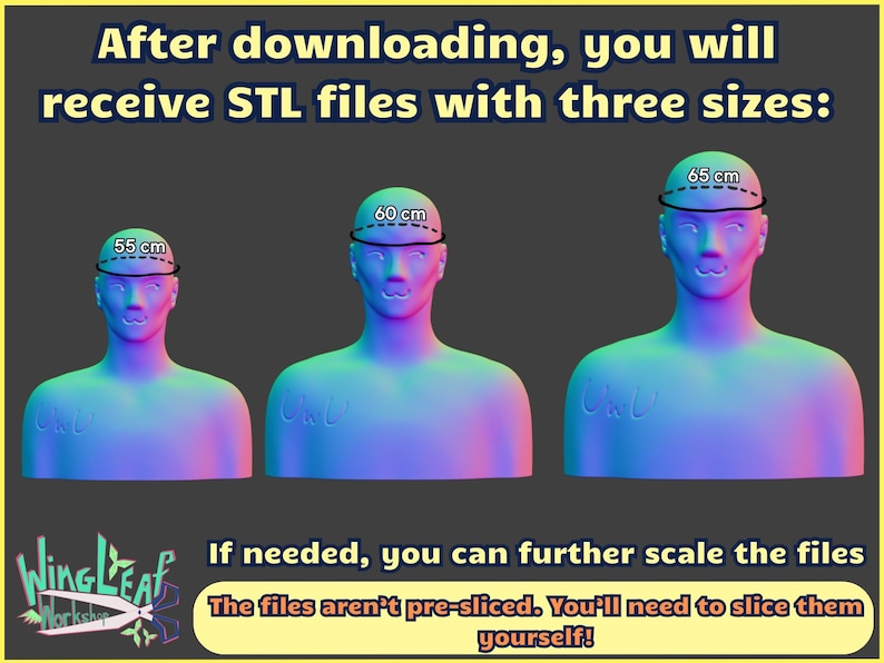 3D Mannequin STL File for Self-printing Bust/torso for Fursuit Making ...