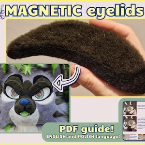 Magnetic Fursuit Eyelids – DIY Tutorial (PDF Guide) - Etsy