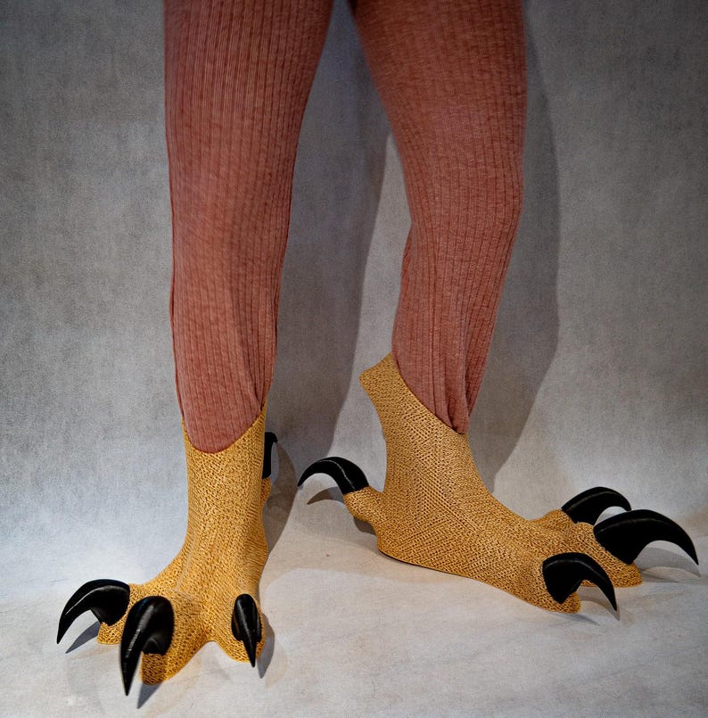 Feetpaws Flex Base - 3D Print - Slim Feets (bird / Dino / Reptile Legs ...