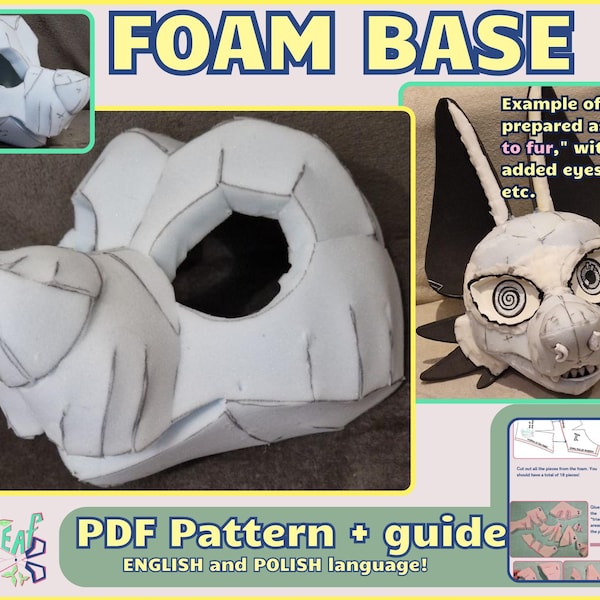 Fursuit Head Pattern - Etsy