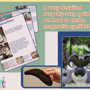 Magnetic Fursuit Eyelids – DIY Tutorial (PDF Guide) - Etsy