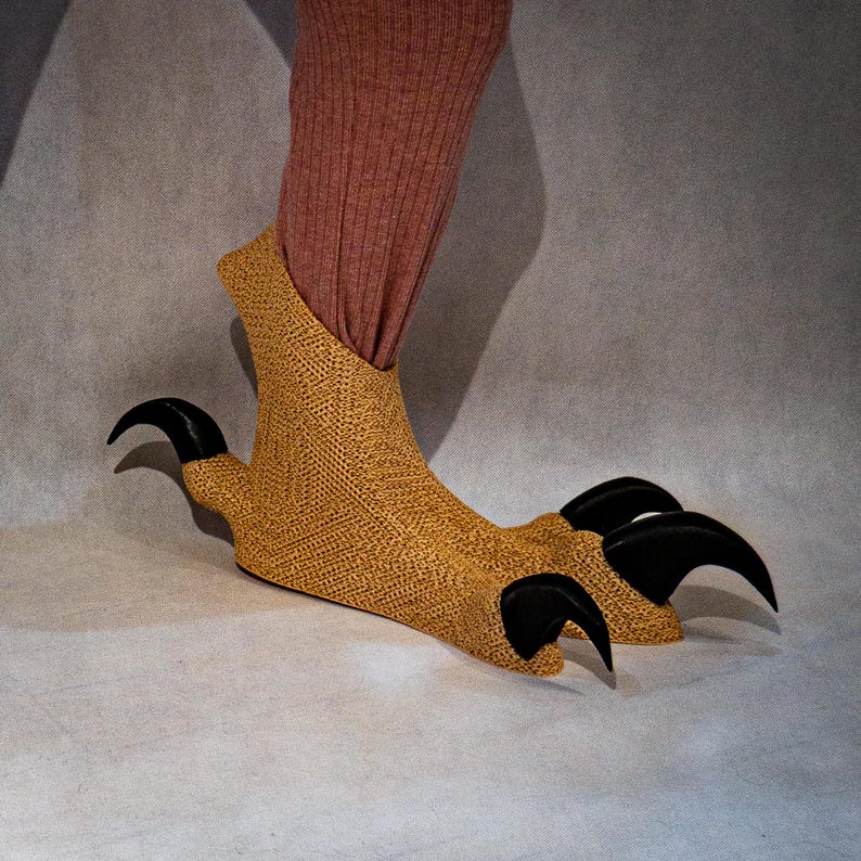 Feetpaws Flex Base - 3D Print - Slim Feets (bird / Dino / Reptile Legs ...