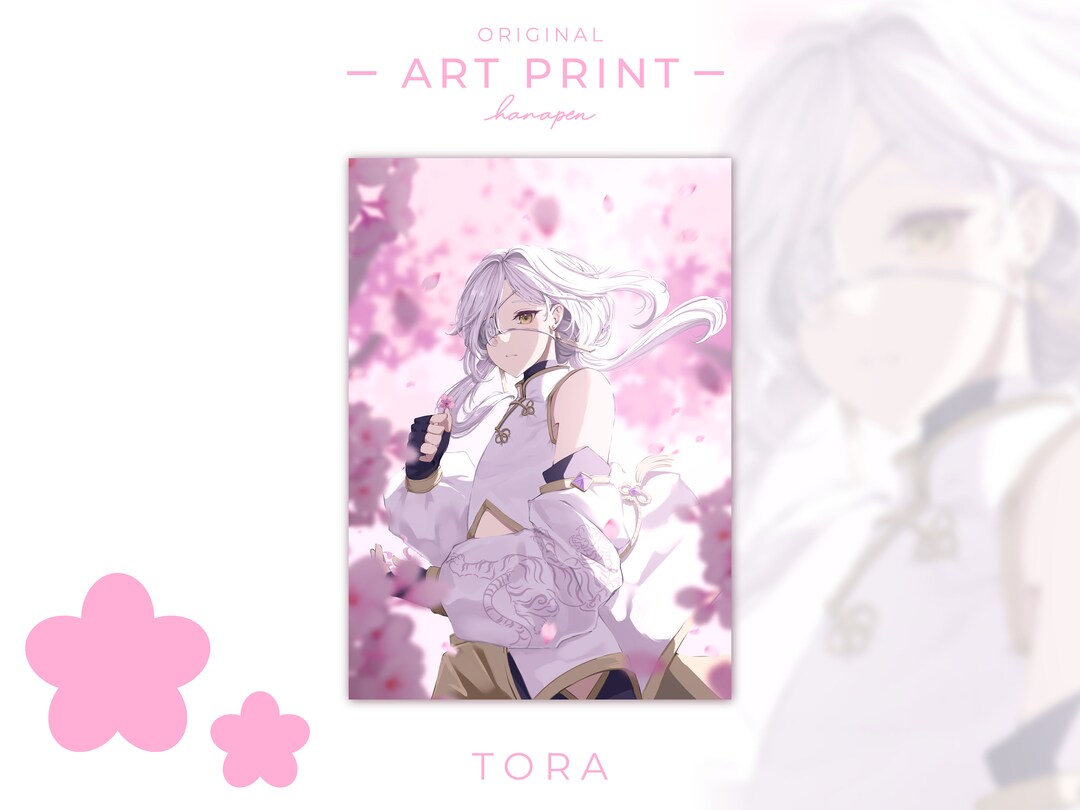 Tora - Original Character Art Print - Etsy