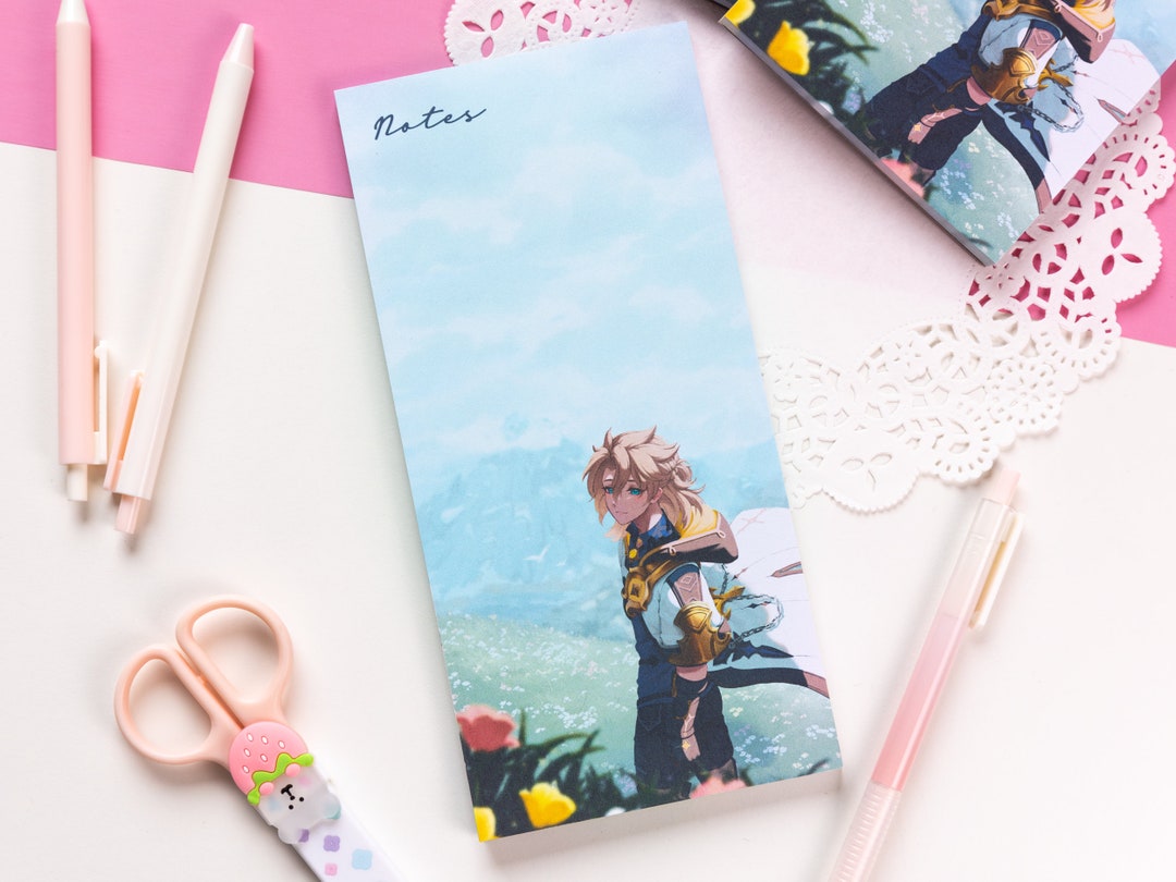 Genshin Impact - Albedo Dragonspine Notepad - Etsy