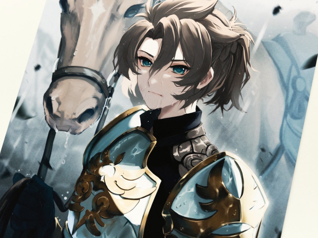 Genshin Impact - Albedo Knight of Favonius Art Print - Etsy