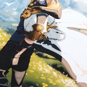 Genshin Impact - Albedo Dragonspine Art Print - Etsy