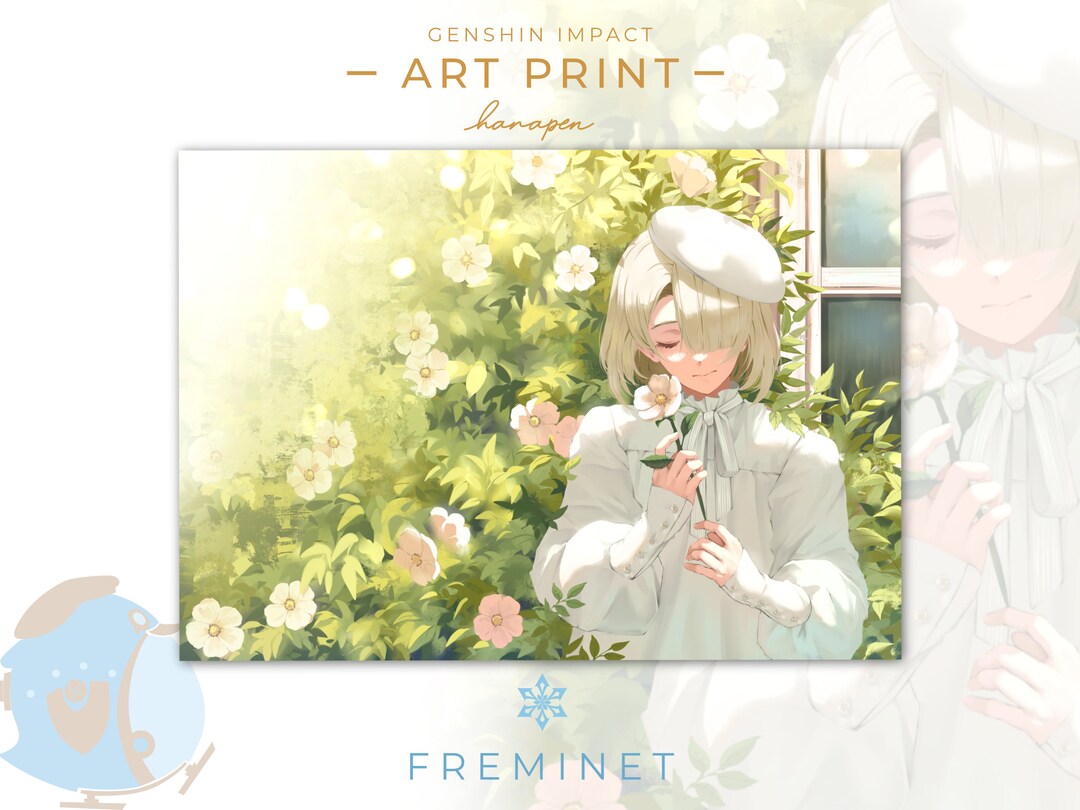 Genshin Impact Freminet Art Print - Etsy España