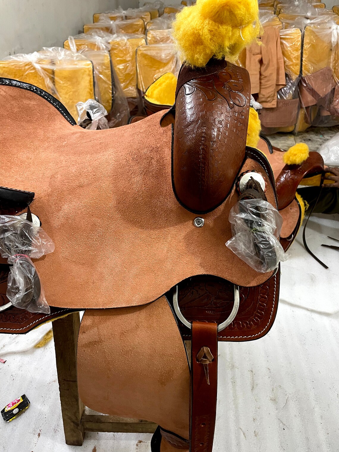 New Western Horse Ranch Saddle 15 16 17 18 With Matching Tack Set Free ...