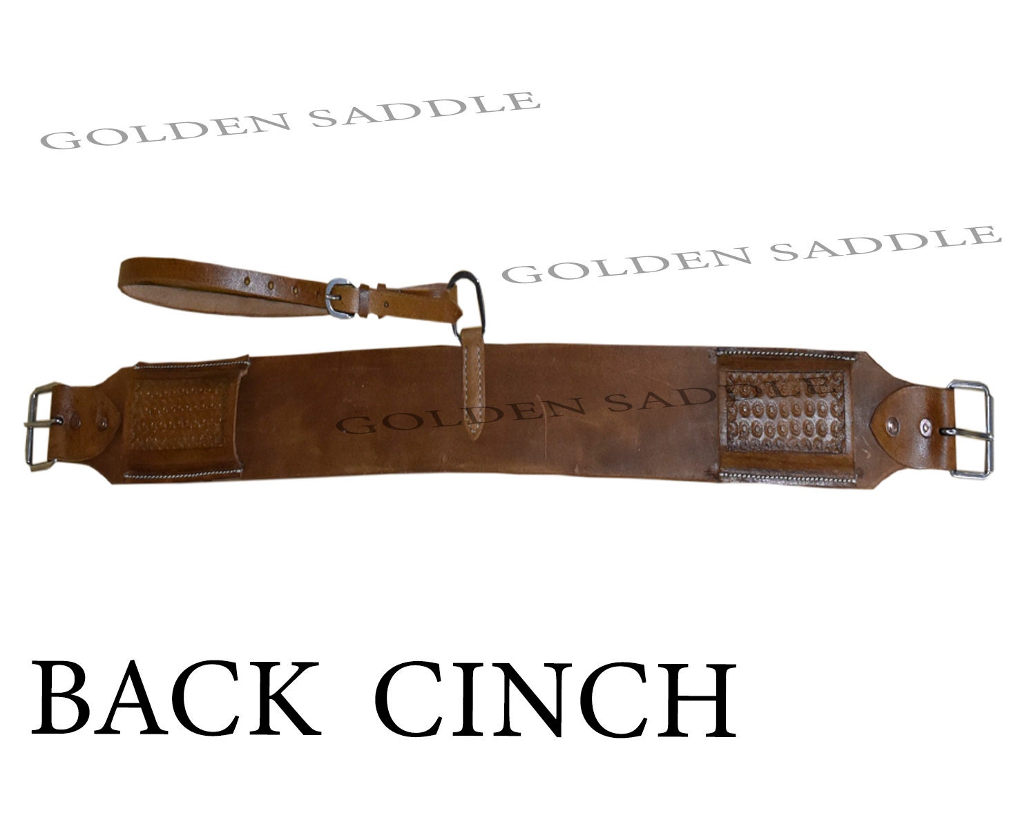 New Horse Tack 51/2 Back Cinch Saddle Back Flank Strap Roping Natural ...