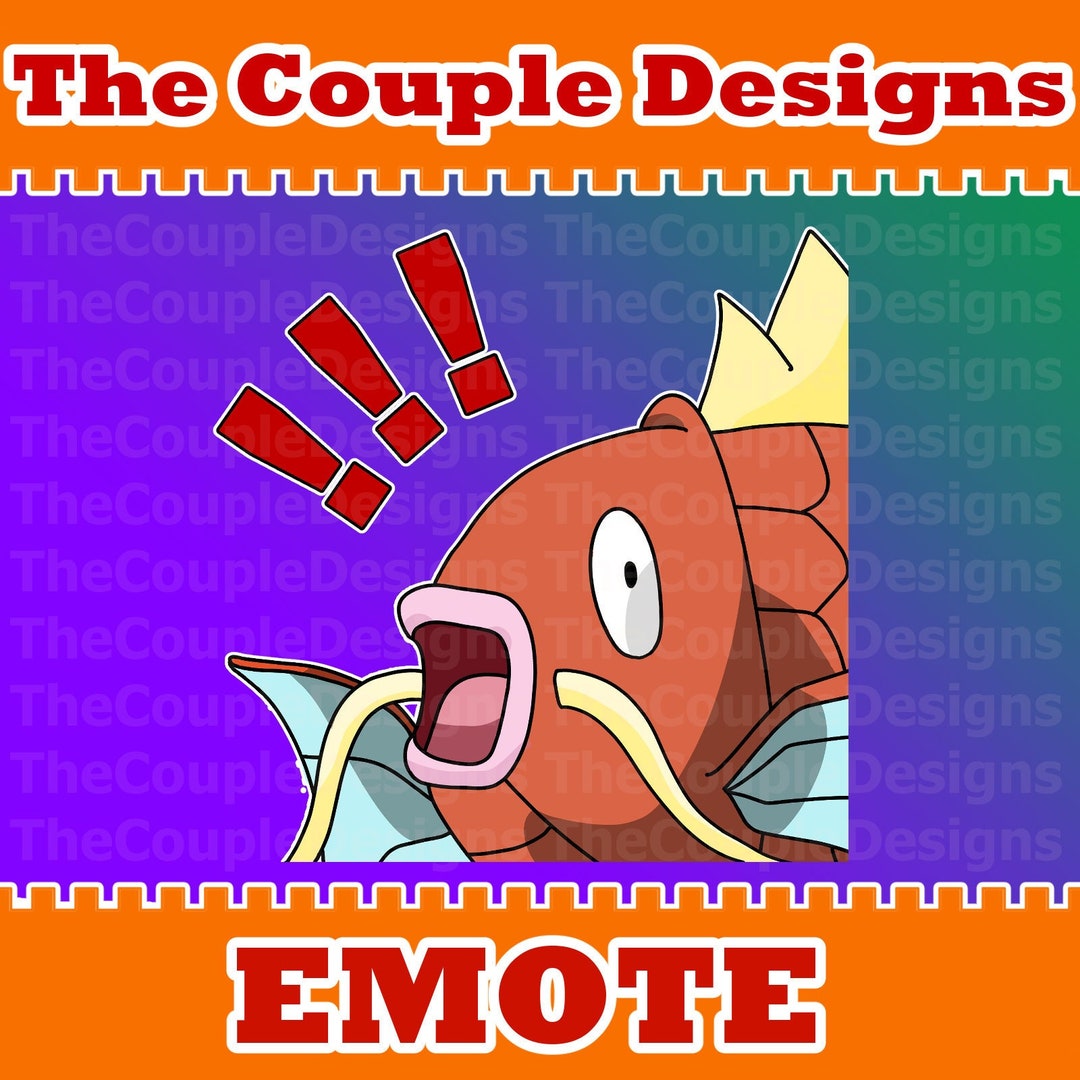 Magikarp Emote for Twitch, Youtube, Mixer, Discord Instant Download - Etsy