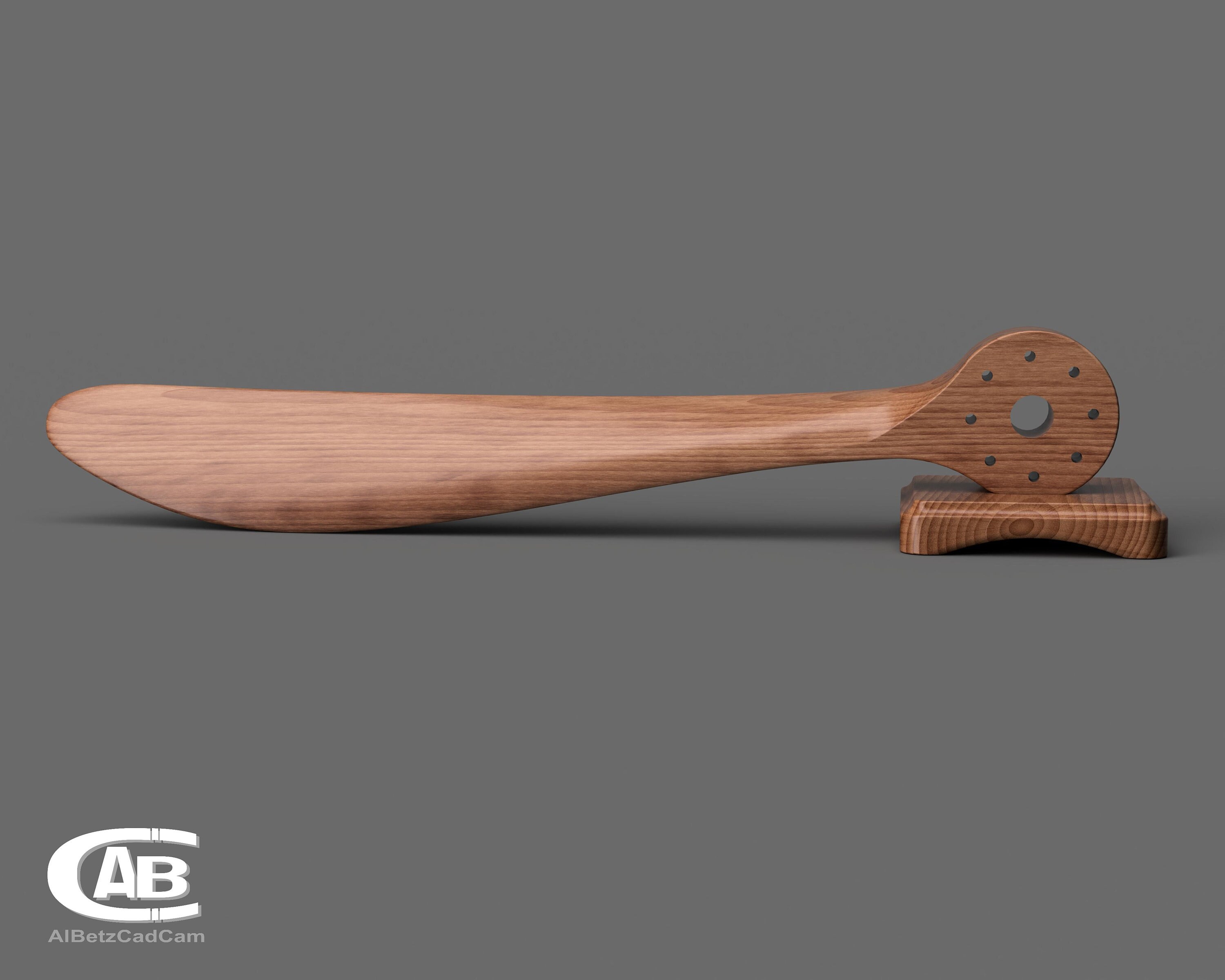 Single Blade Propeller 3D Model for Manufacture on a CNC - Etsy