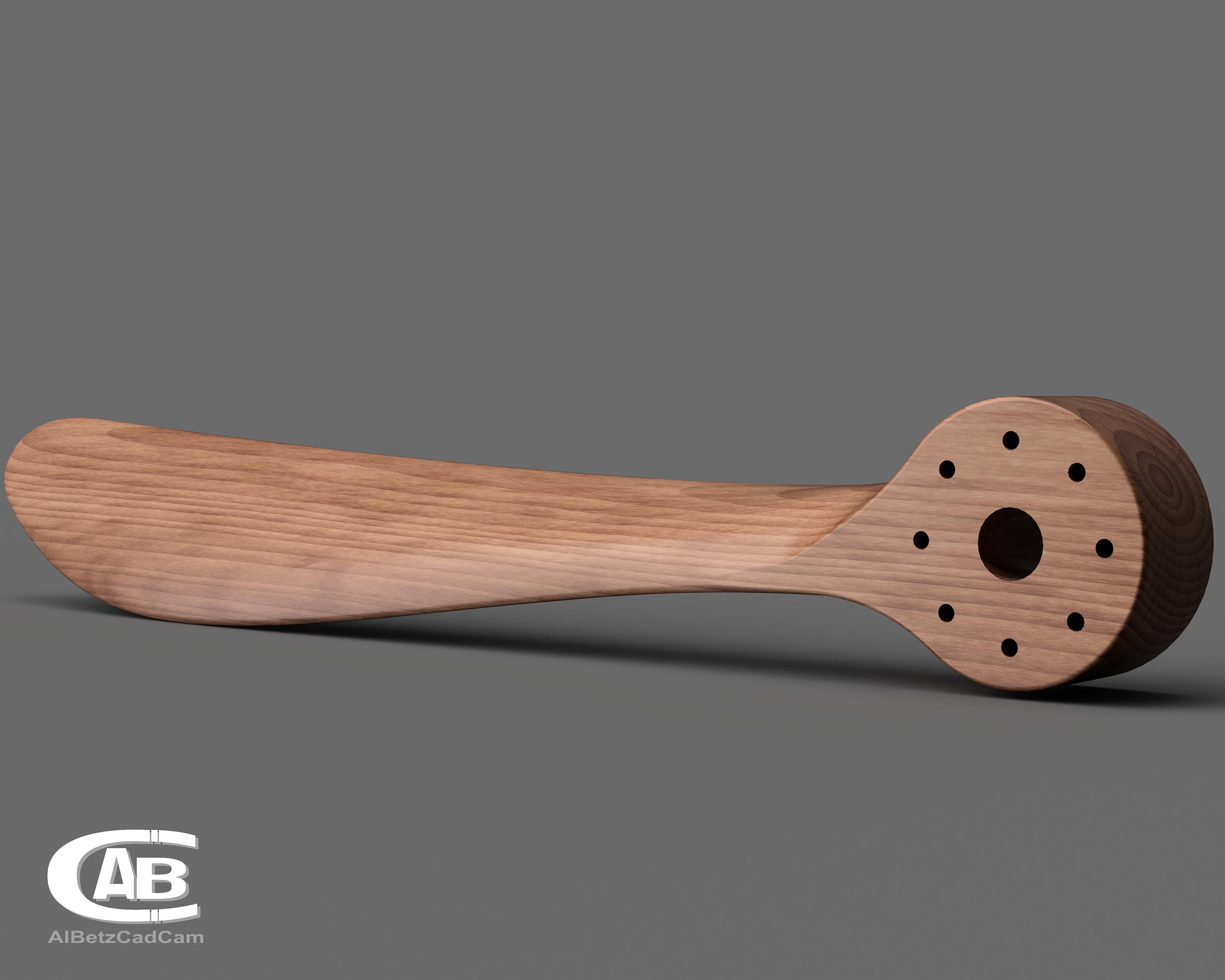 Single Blade Propeller 3D Model for Manufacture on a CNC - Etsy