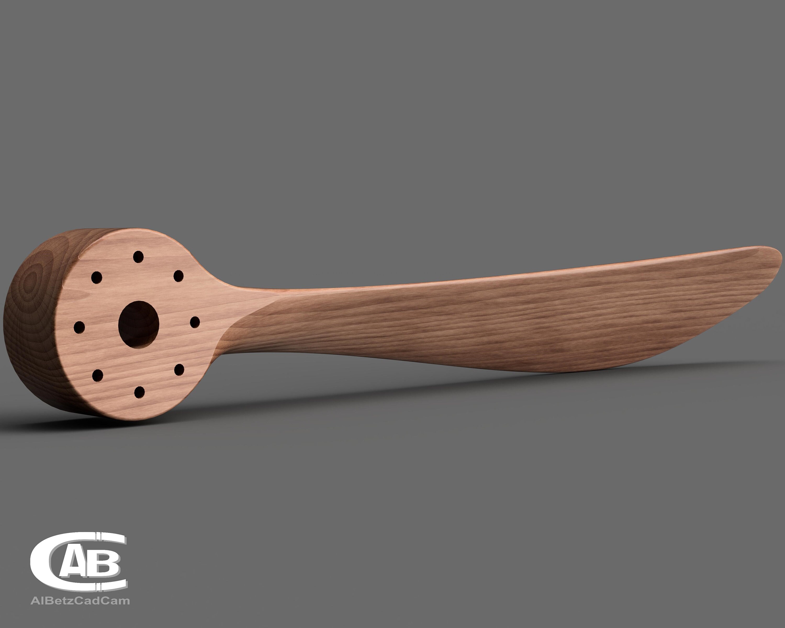 Single Blade Propeller 3D Model for Manufacture on a CNC - Etsy