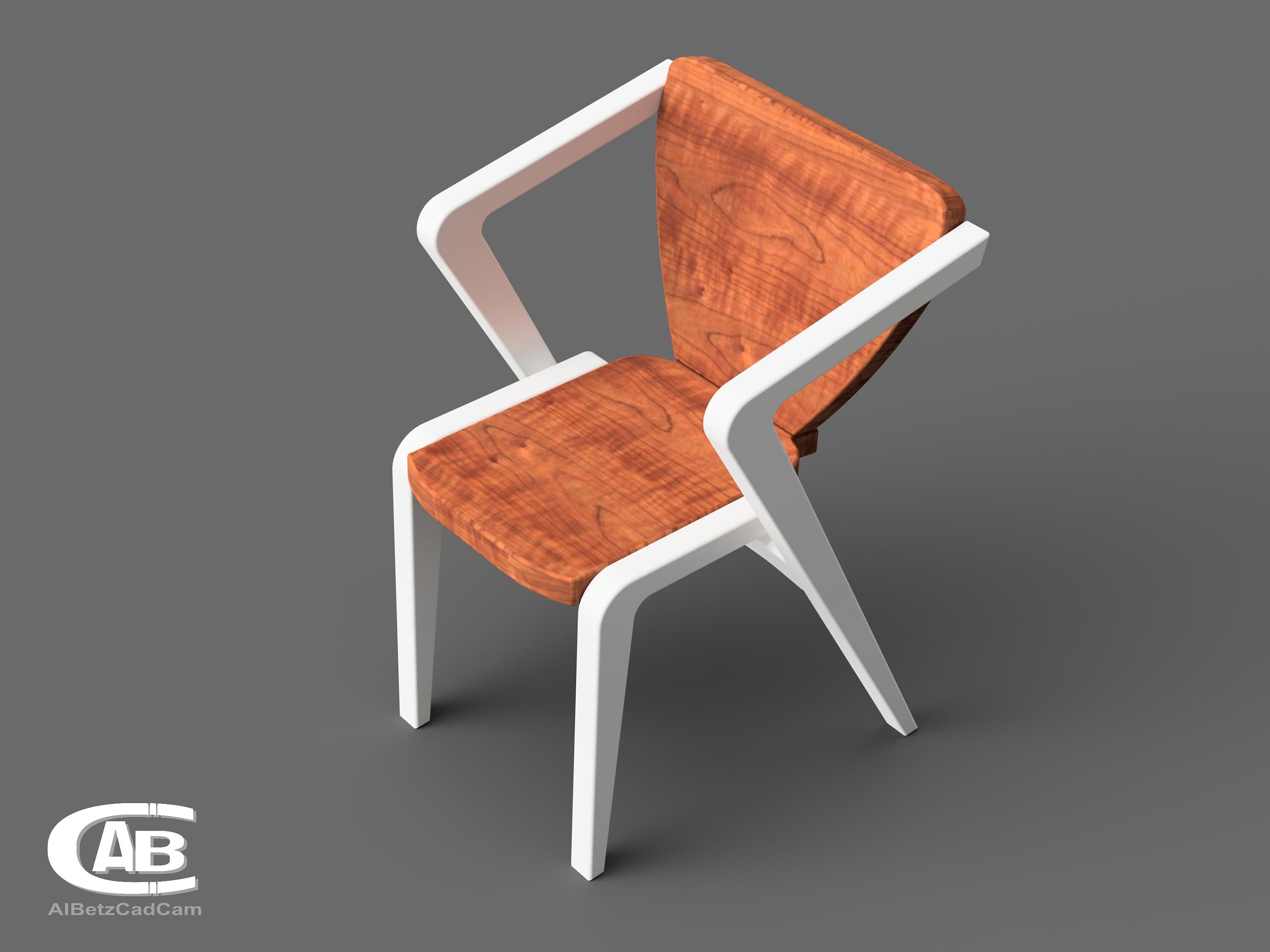 Wood Chair 3D Model for Manufacture on a CNC Machine - Etsy