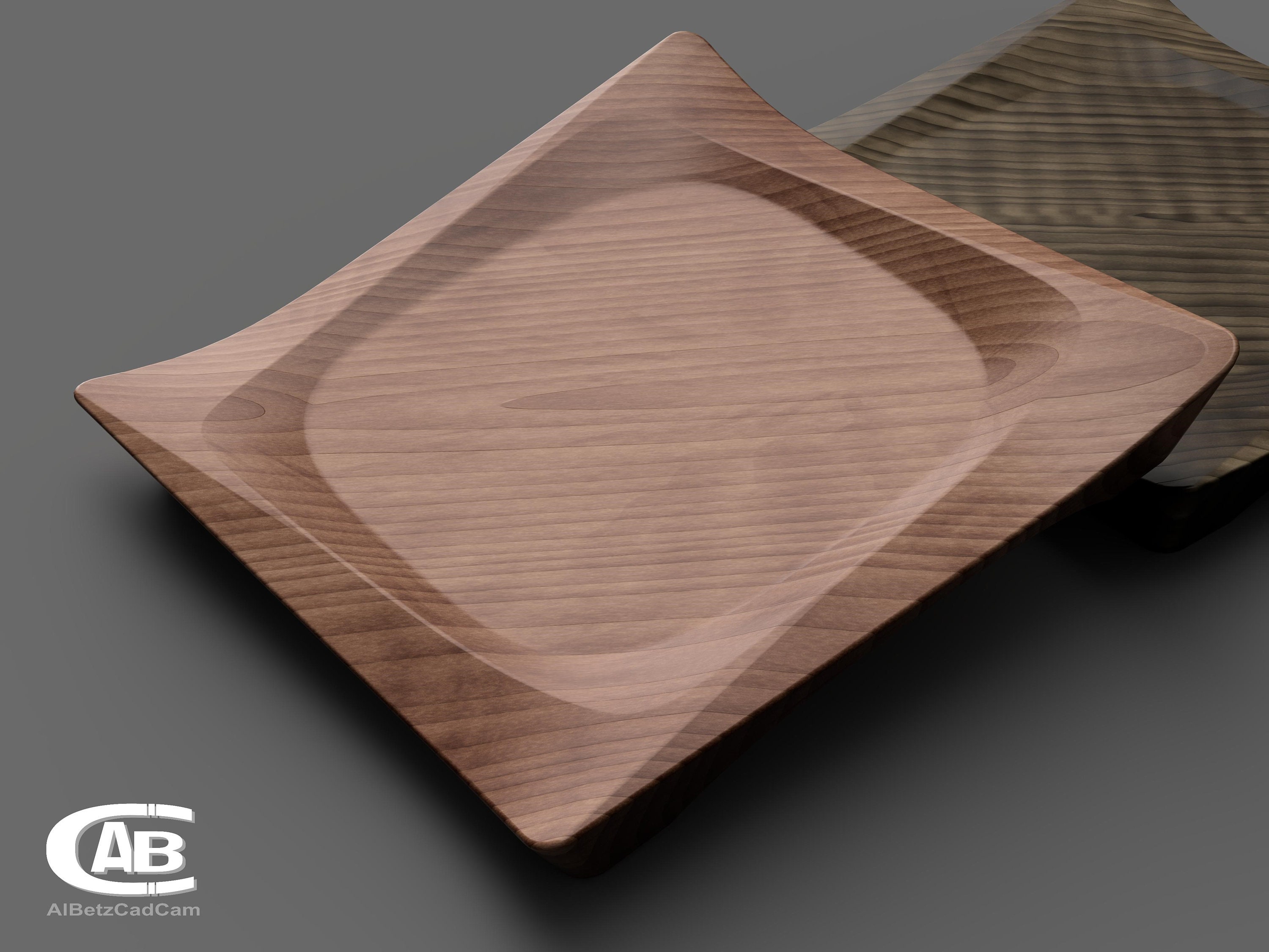 Home & Living Home Improvement Wooden bowl Plate Dish Wood carving ...