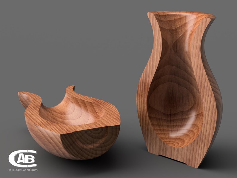 Vase – 3D Model for CNC & 3D Printing – Elegant Design – Digital File ...