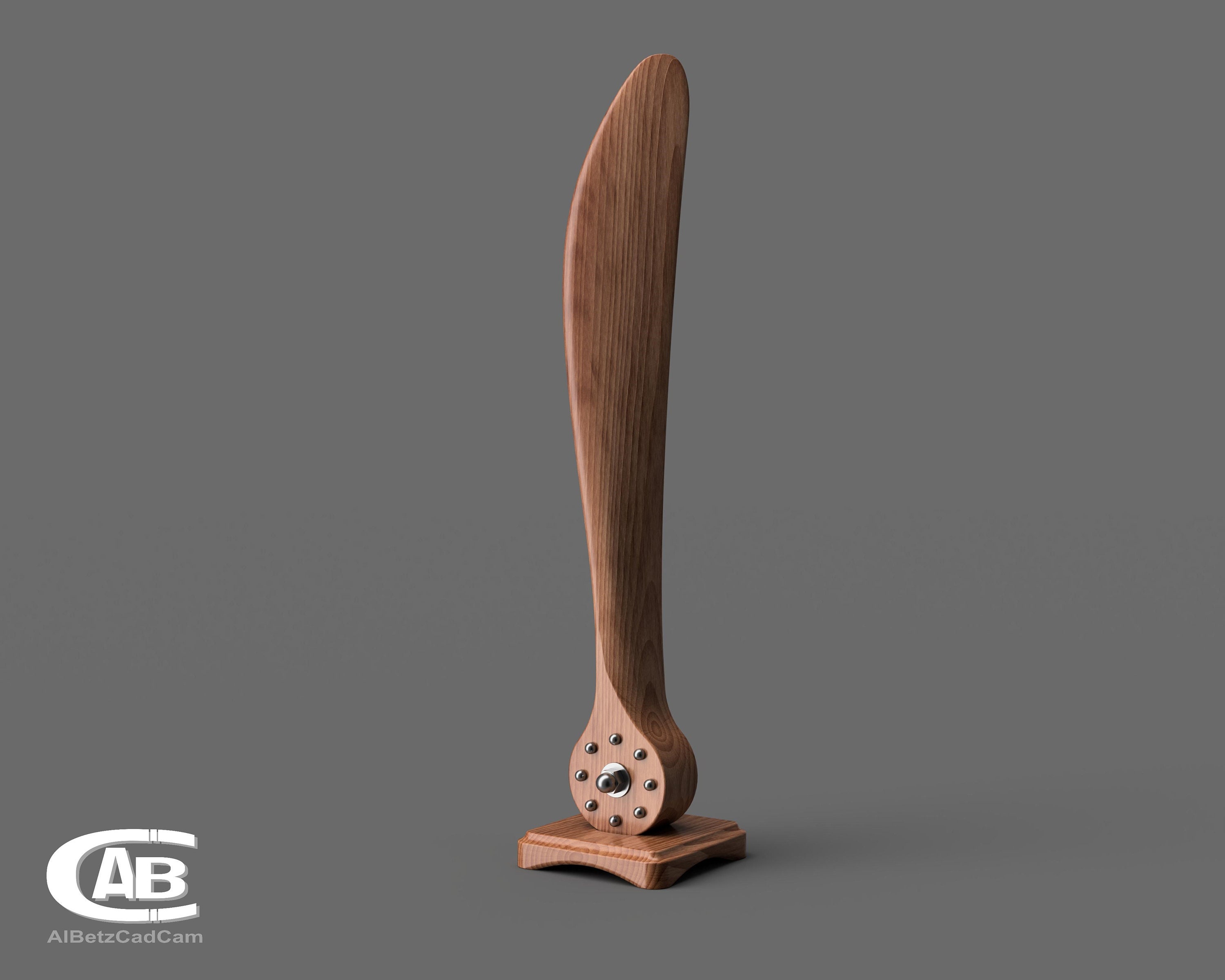 Single Blade Propeller 3D Model for Manufacture on a CNC - Etsy