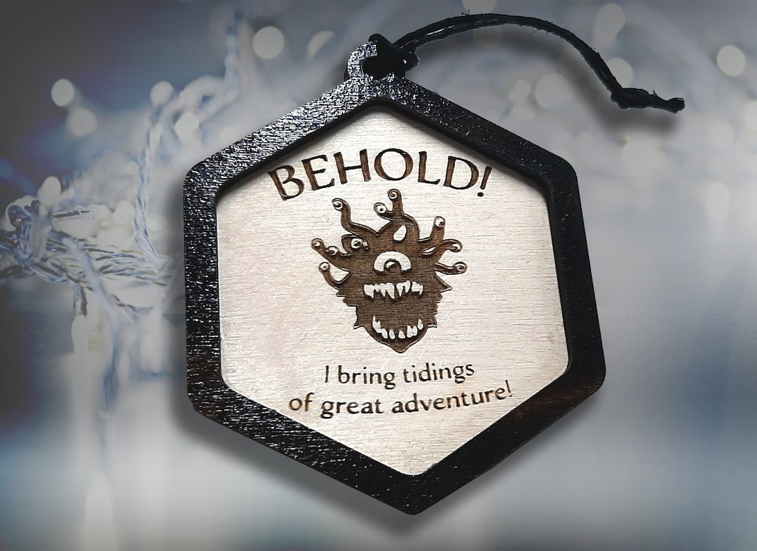 BEHOLD! the Beholder! Christmas Ornament - Dungeons and Dragons ...