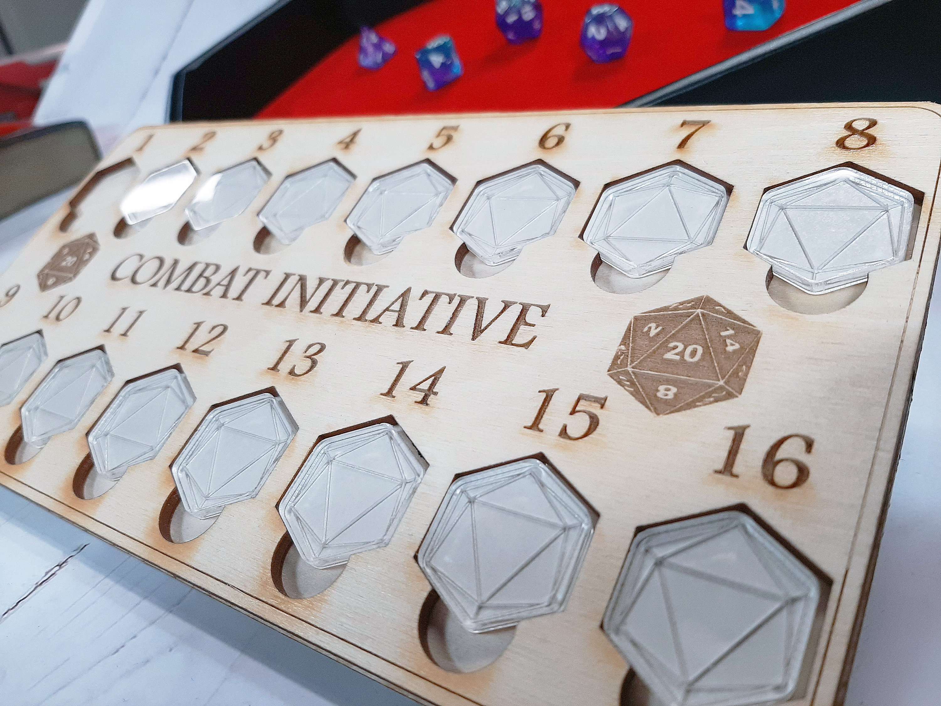 Initiative Tracker 16 Tabletop for D&D and Other Tabletop | Etsy