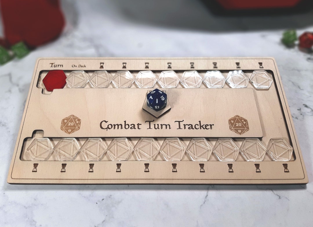 Combat Turn Tracker Deluxe Tabletop for D&D and Other Tabletop RPG ...