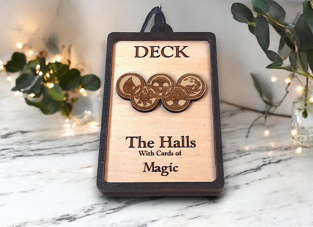 Magic the Gathering Christmas Ornament: Mana Symbols Holiday Decoration ...