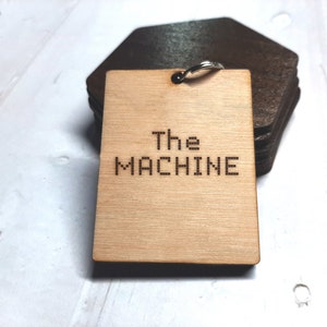 INSERT COIN - Retro Arcade Keychain 80s 90s Nostalgia Coin Op Gamer ...