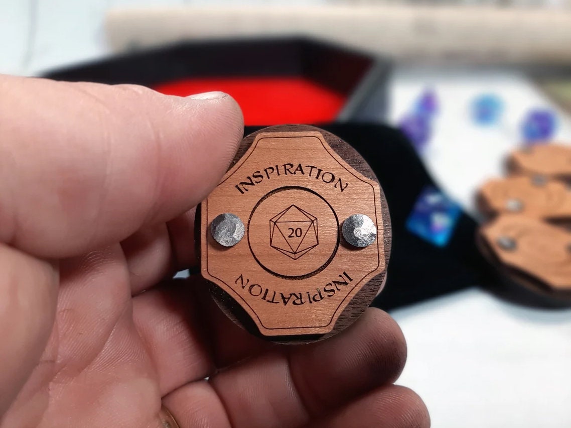 Inspiration Token D&D Dungeons and Dragons 5e Accessory RPG | Etsy