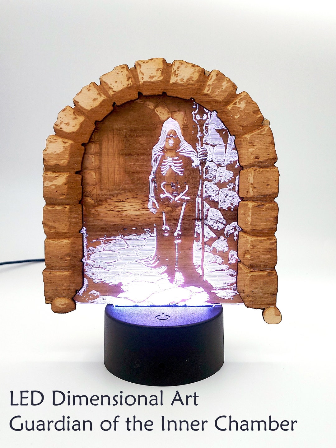 LED Dimensional Art - Guardian of the Inner Chamber - RPG Fantasy ...