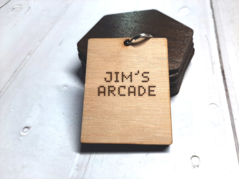 INSERT COIN Retro Arcade Keychain 80s 90s Nostalgia Coin Op - Etsy