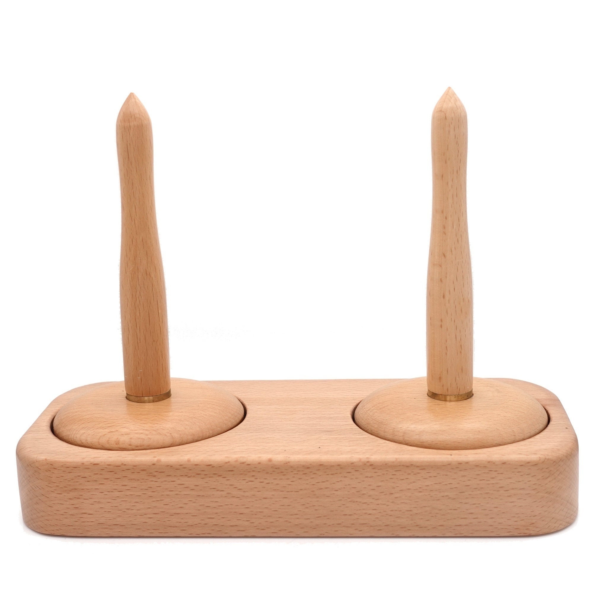 DICHA Beech Double Wood Yarn Holder-advanced Metal Twirling Mechanism ...