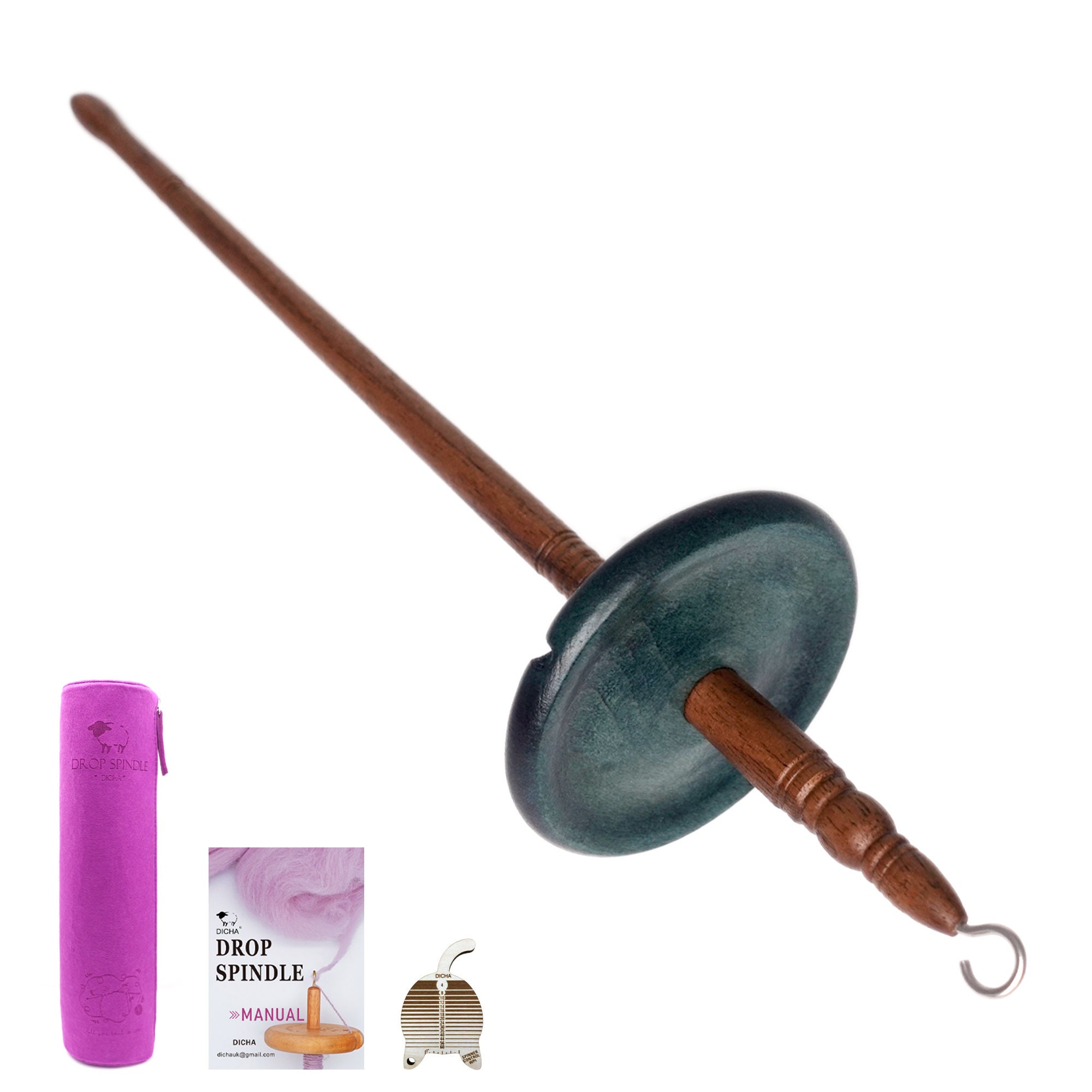 2.7 Drop Spindle Kit With Tutorial weaving Spinning Wheels for ...