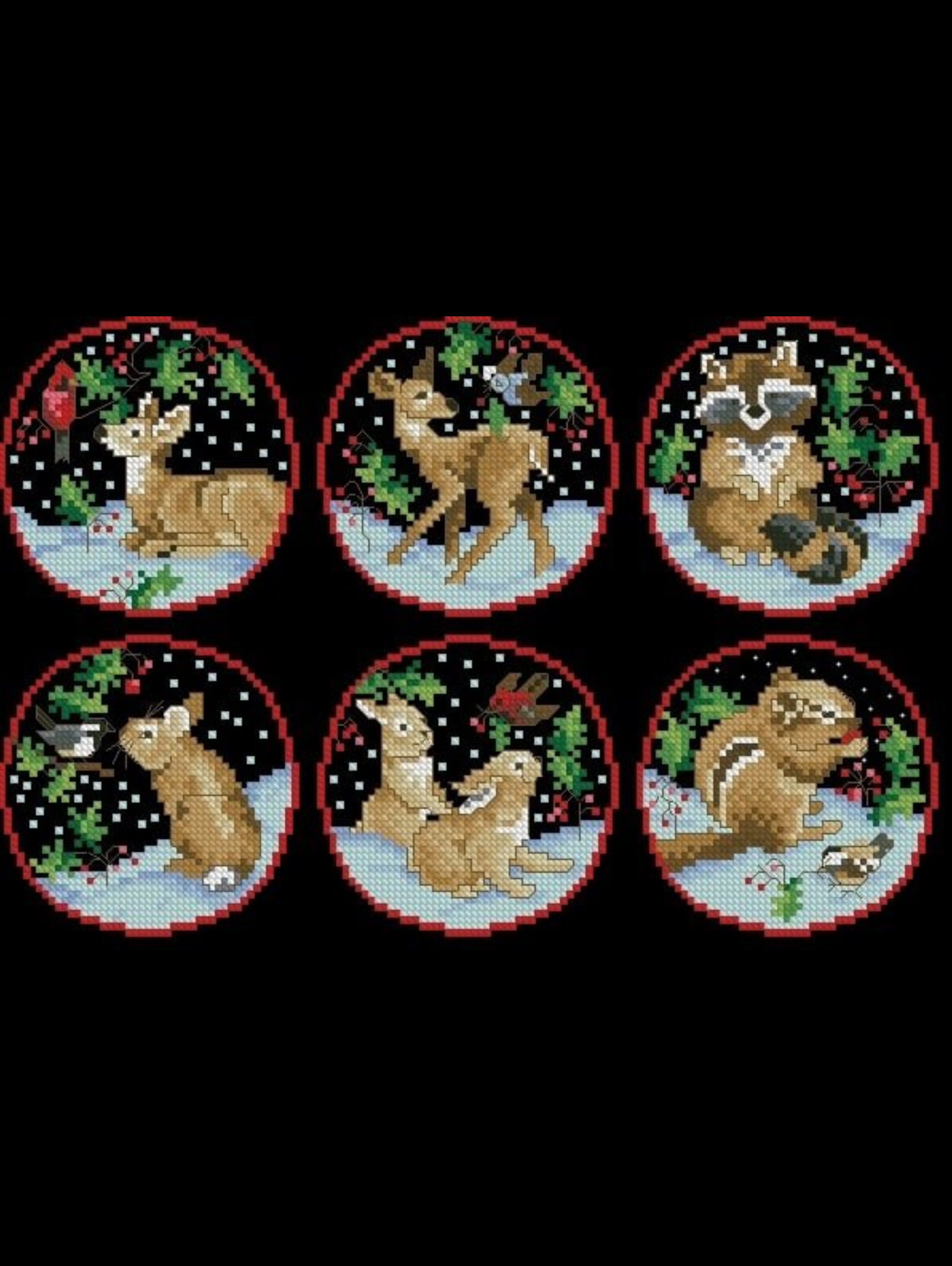 Woodland Animals Cross Stitch Pattern PDF Forest Animals - Etsy