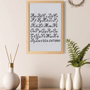 Cross Stitch Alphabet Pattern PDF, Full Alphabet Cross Stitch ...