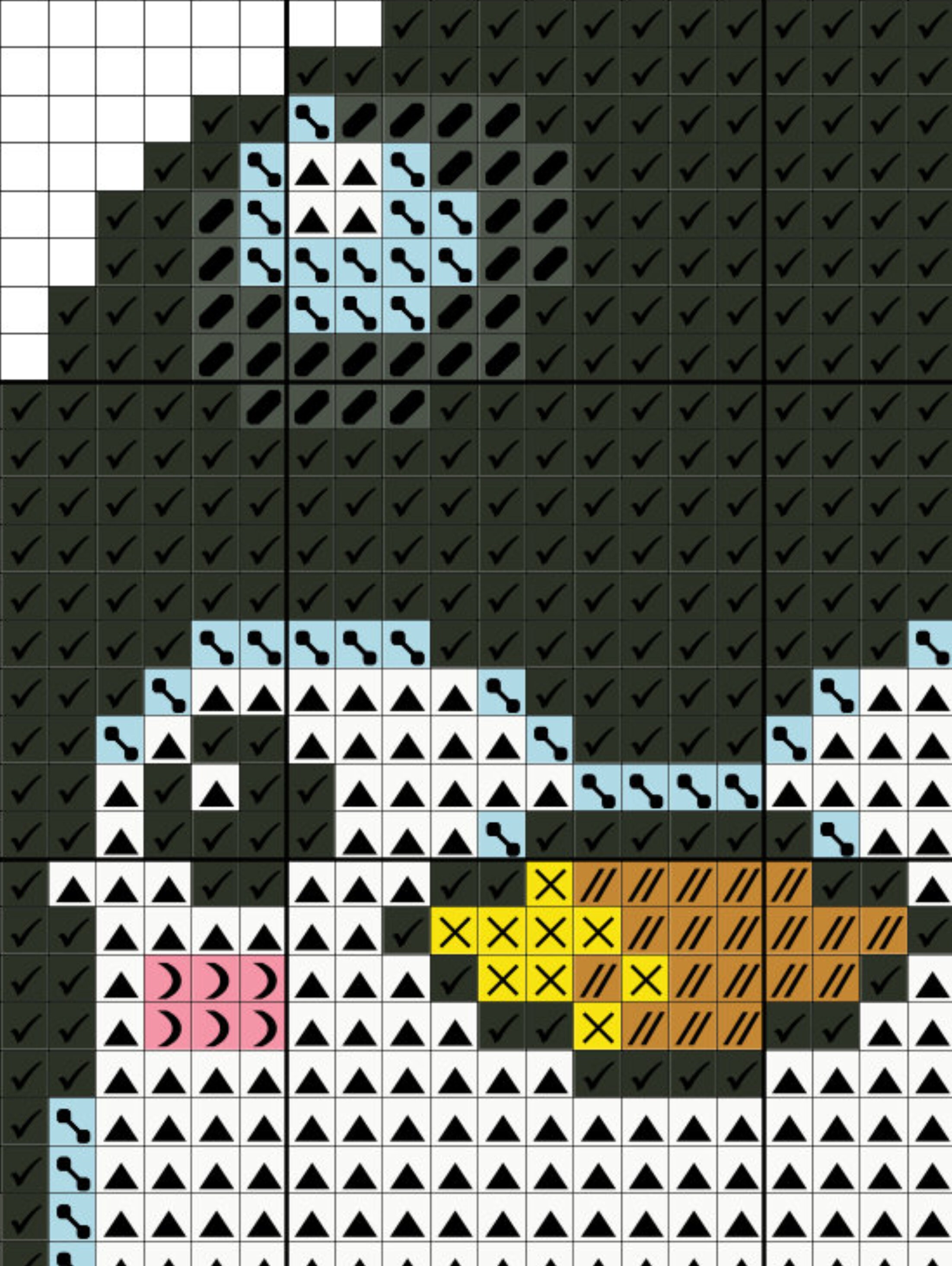 Penguin Mini Cross Stitch Pattern PDF, Cute Penguin Cross Stitch ...