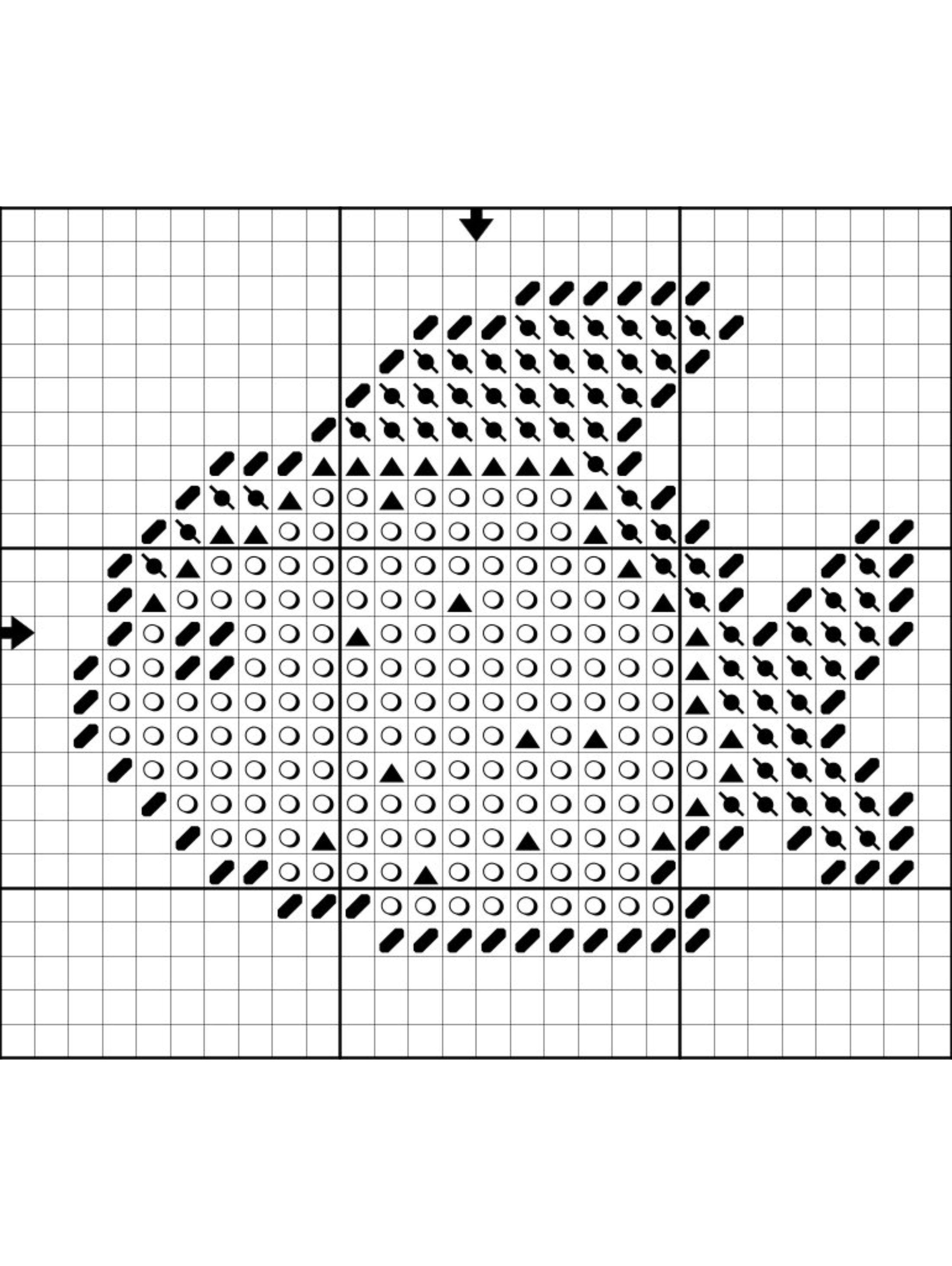 Mini Fishes Cross Stitch Set of 6 Little Fish Cross Stitch - Etsy