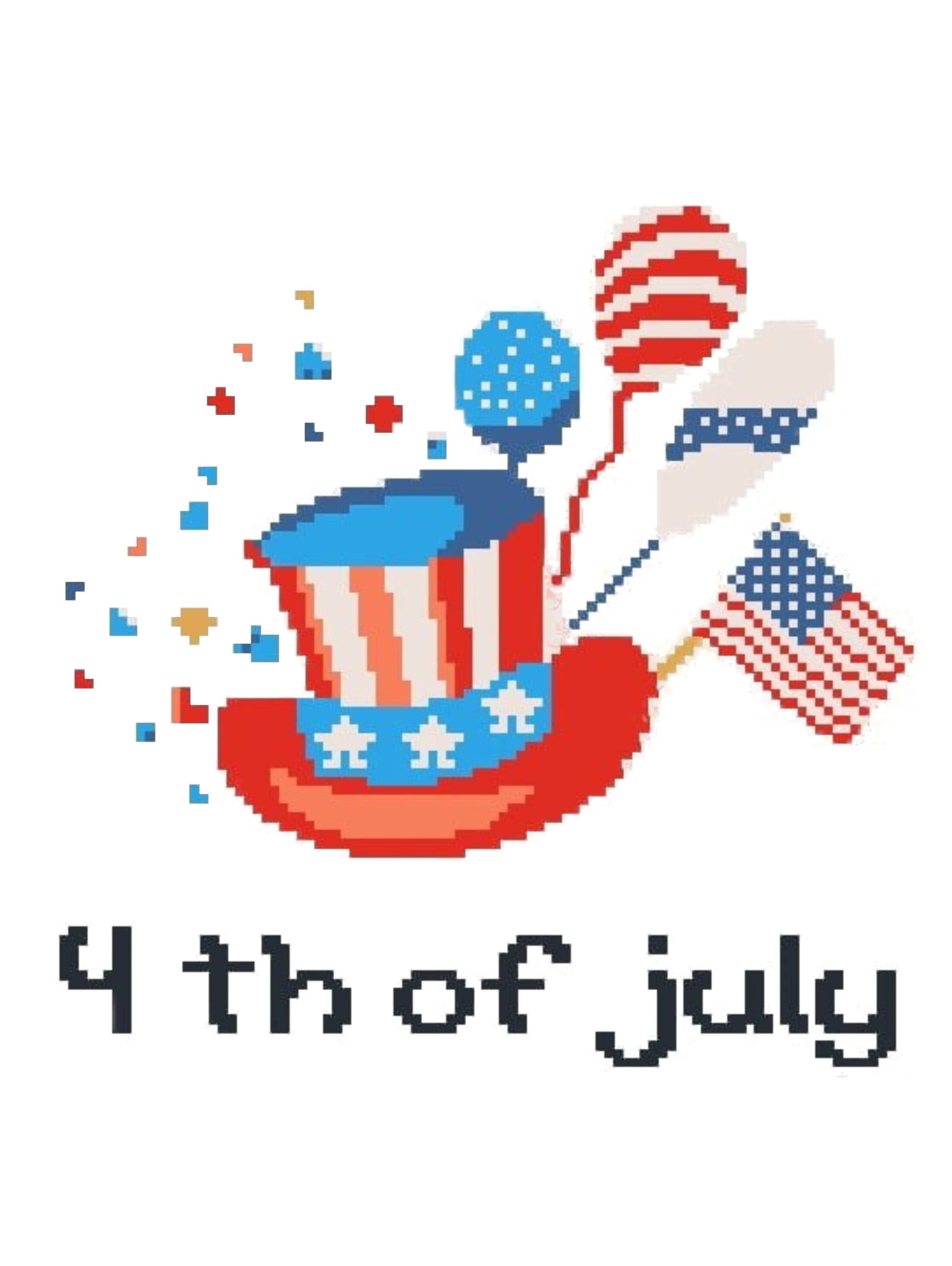 4 Th of July Cross Stitch Pattern PDF Patriotic Cross Stitch - Etsy