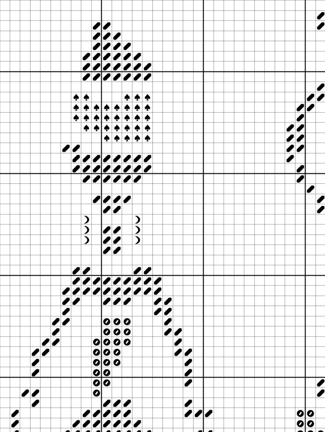African Woman Dance Cross Stitch Pattern PDF Abstraction - Etsy