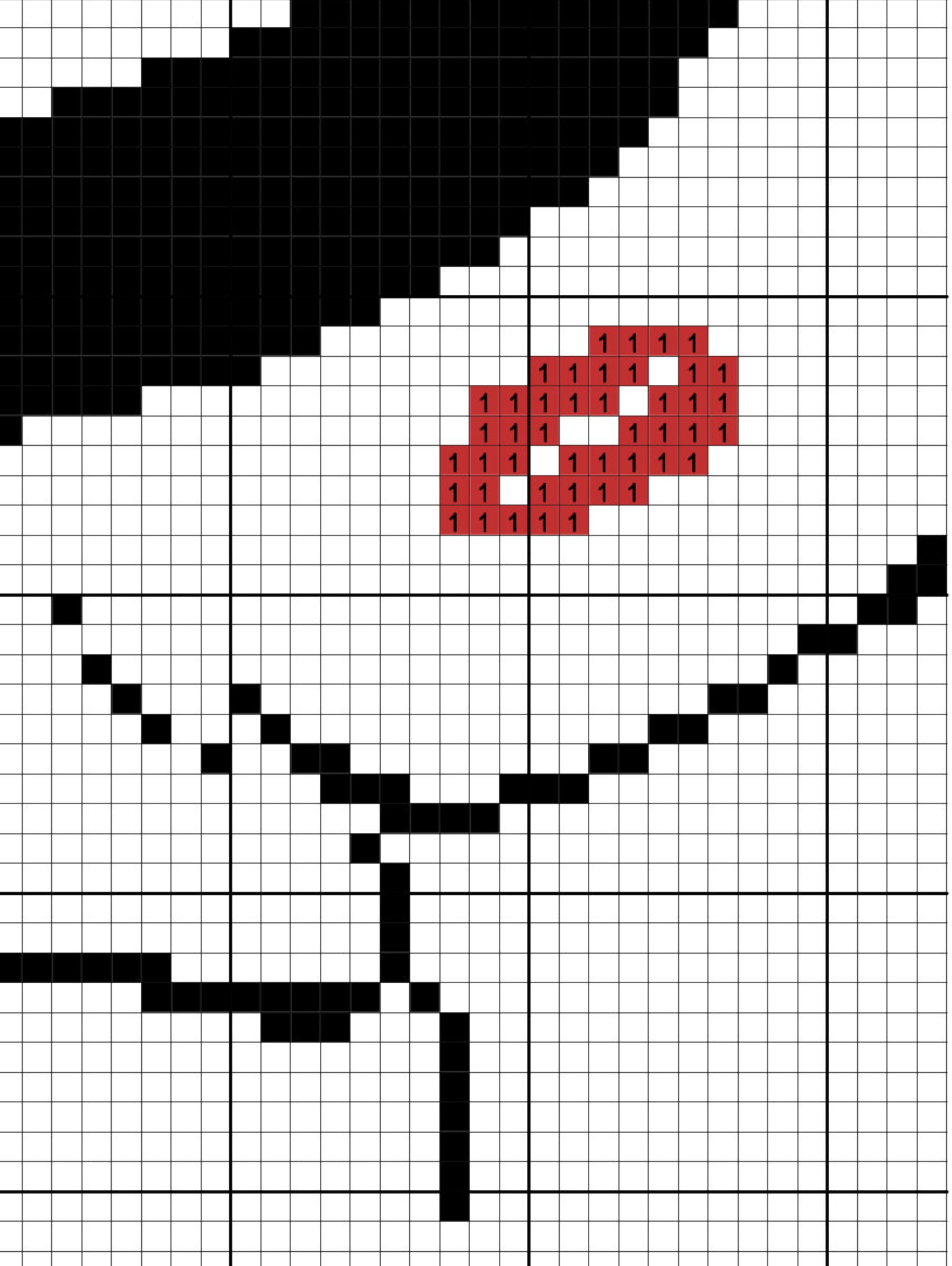 Female Face Cross Stitch Pattern PDF, Modern Cross Stitch, Minimalist ...