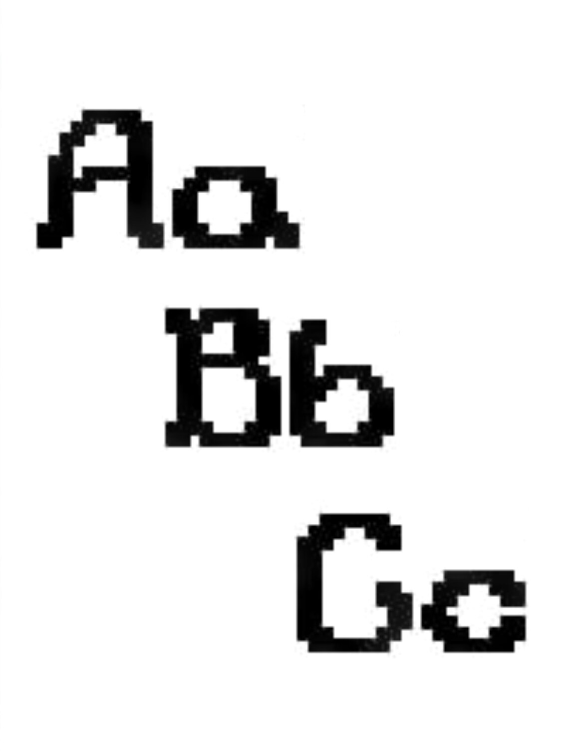 Easy Cross Stitch Alphabet, Full Alphabet Cross Stitch Pattern PDF ...