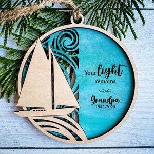 Remember Your Loved One | Ornament | Laser Engraved | Laser Cut ...