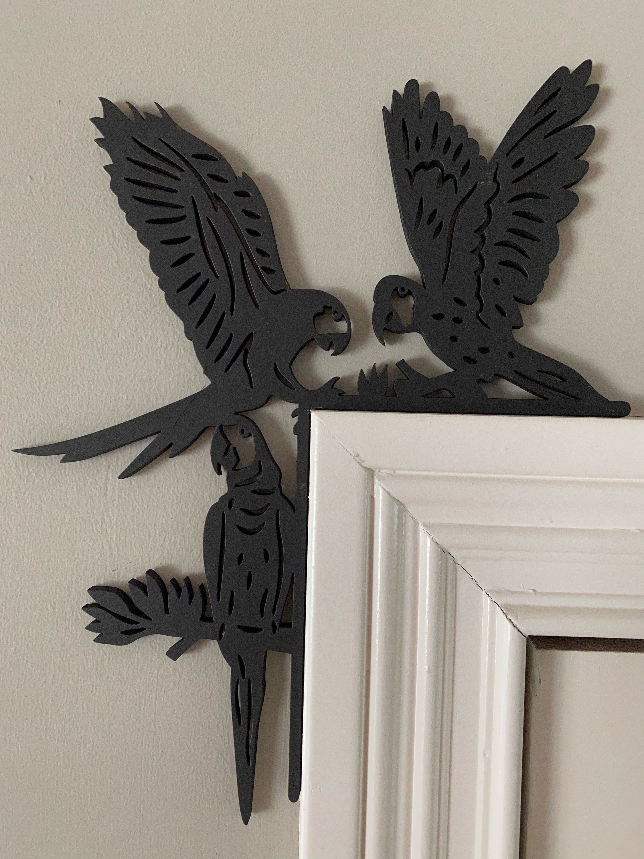 Bird Trim Corners|hummingbird|cardinal|finch|parrot|flamingo|window or ...