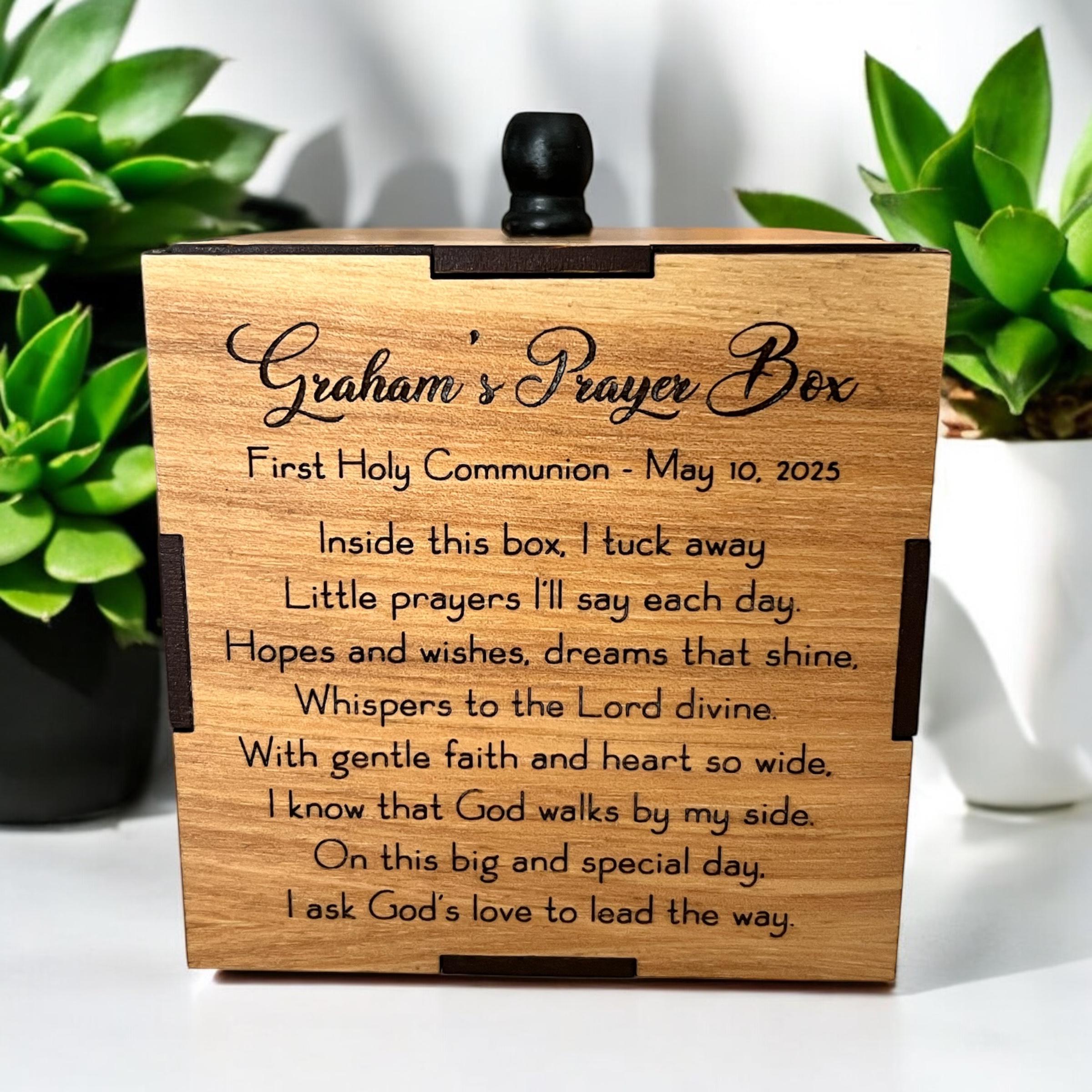 Wooden Prayer Box: Blessings, Worry, Intentions - Etsy