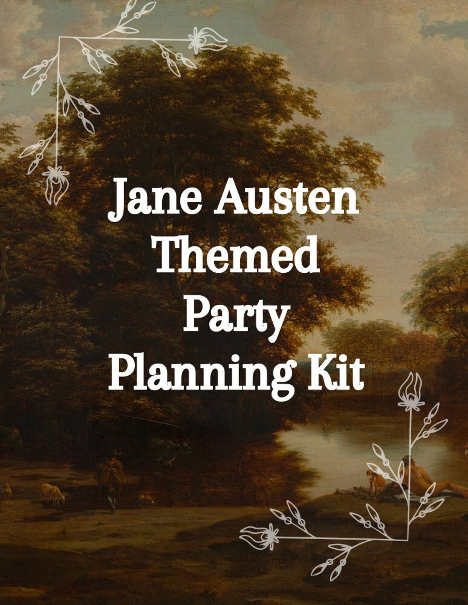 Printable Jane Austen Themed Party Planning Kit! Pride and Prejudice ...