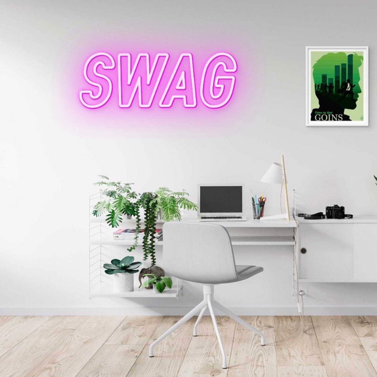 SWAG sign pink neon sign Bedroom neon signs Gift neon | Etsy