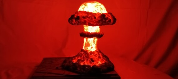 Nuclear Bomb Diorama With 3d Printed Map | Etsy
