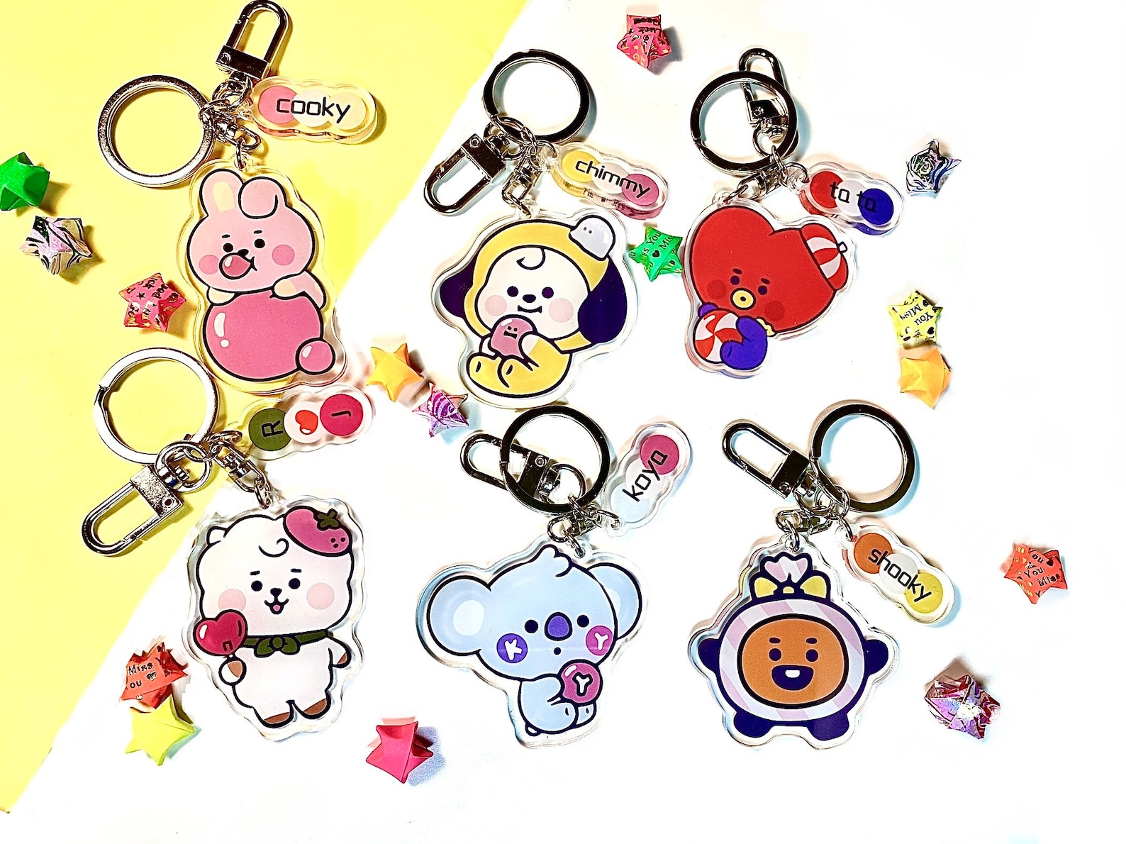 BT21 Baby Acrylic Character Keychain | Etsy