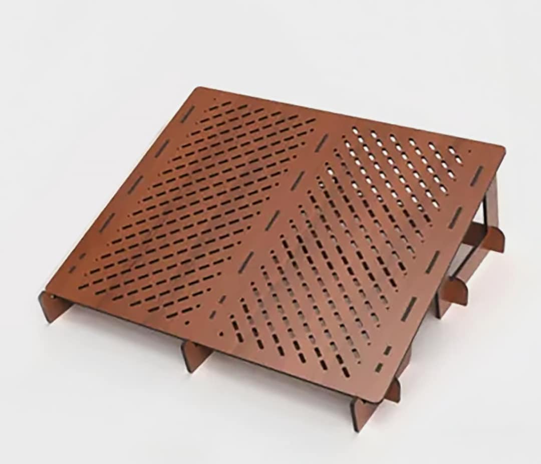 Wood Laptop Stand for Desk Wooden Computer, DXF, SVG, Laser Cut - Etsy