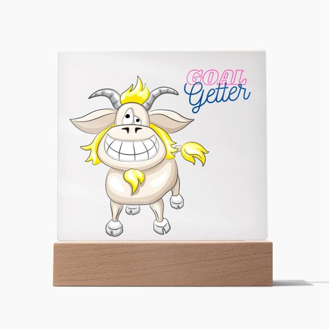 Goal Getter Gag Gifts Promotion Congratulations Goat Office - Etsy
