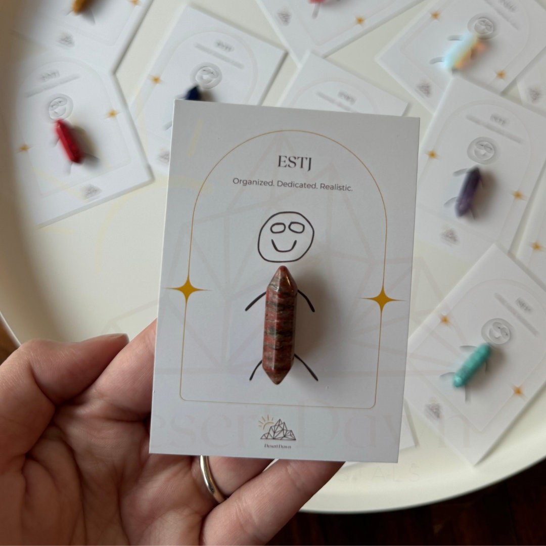 ESTJ Crystal, MBTI 16 Personality Gift Idea, the Executive Healing ...