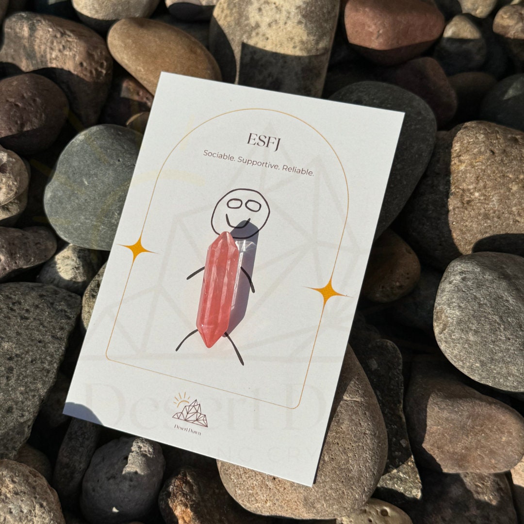 ESFJ Crystal, MBTI 16 Personality Gift Idea, the Consul Healing Stones ...